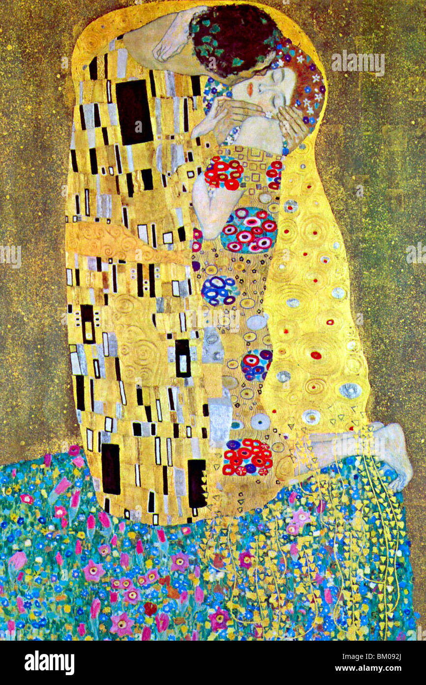 Klimt kiss hi-res stock photography and images - Alamy