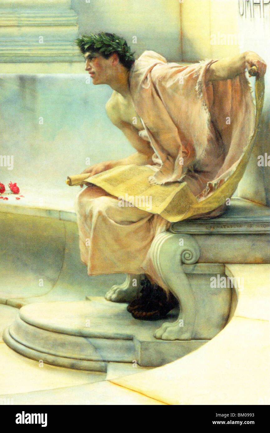 A Reading of Homer,detail [2] Stock Photo - Alamy