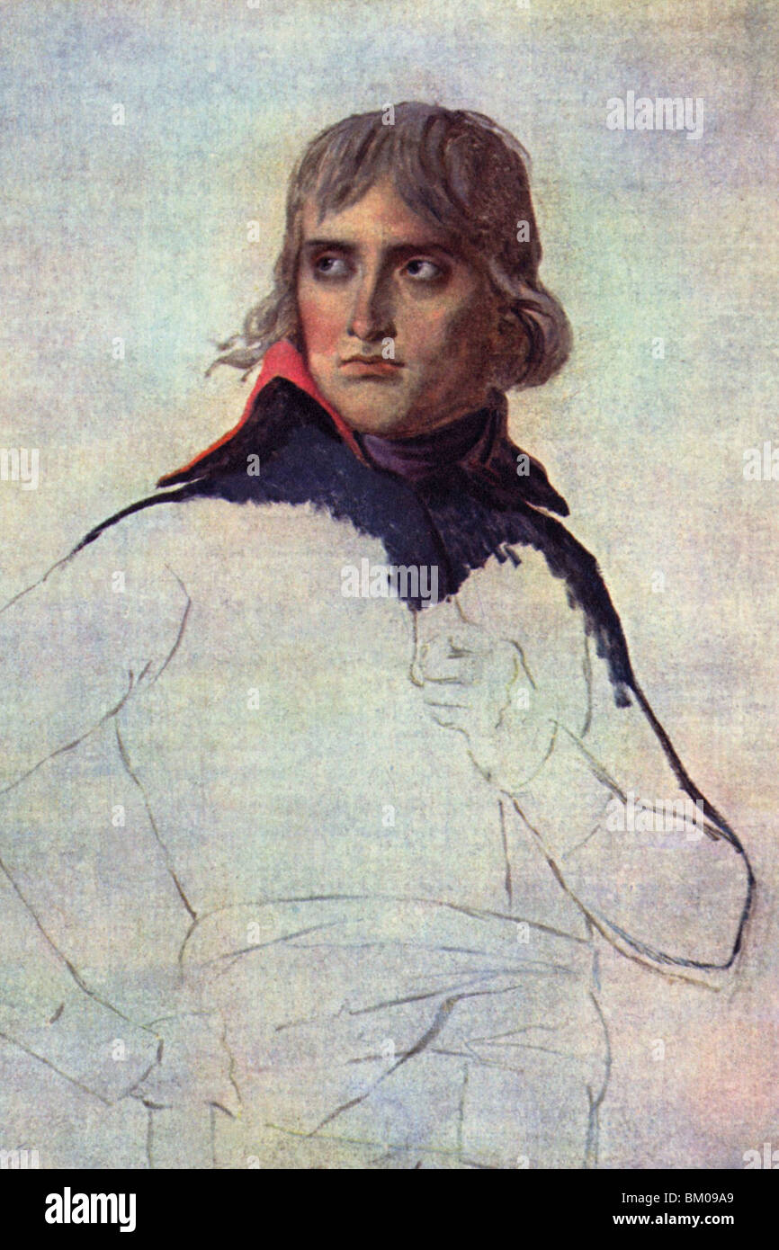 Portrait of General Napoleon Bonaparte Stock Photo - Alamy