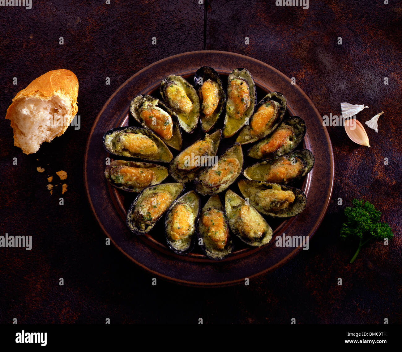 Rope grown mussels hi-res stock photography and images - Alamy