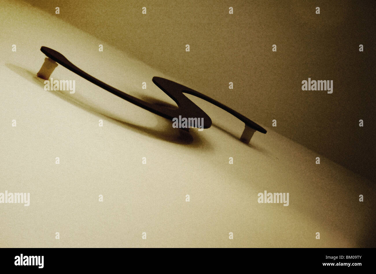 The letter S on a shop sign Stock Photo - Alamy