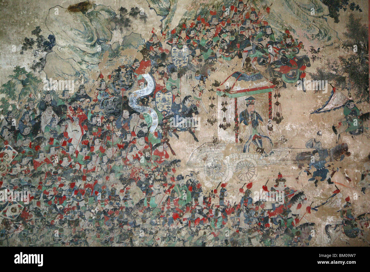 wall mural, painting, Tai Shan, Shandong province, Taishan, Mount Tai ...