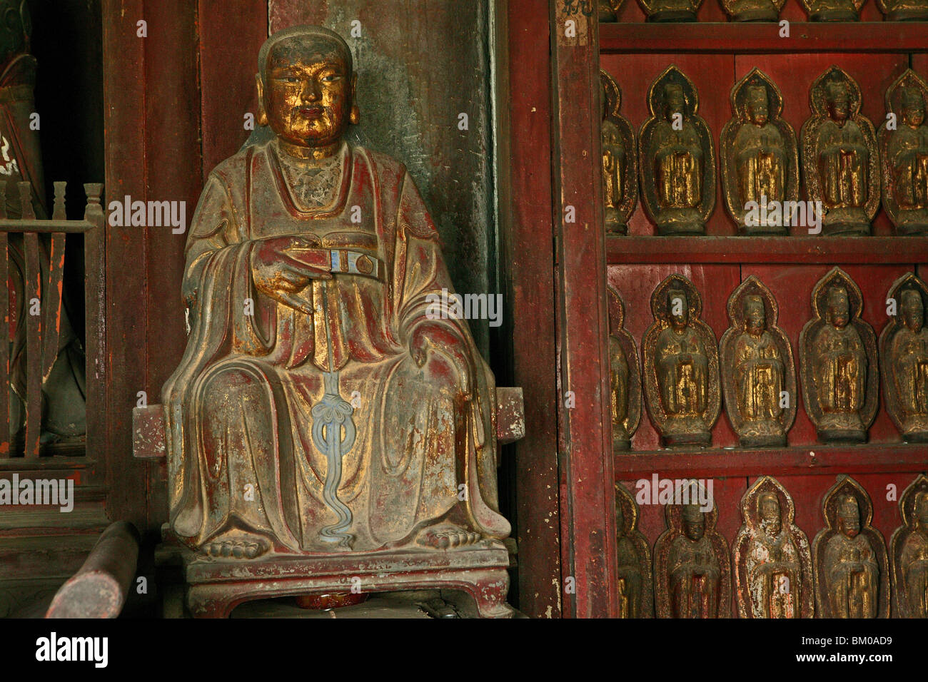 statue of Zhen Wu, Wudang Shan, Taoist mountain, Hubei province ...