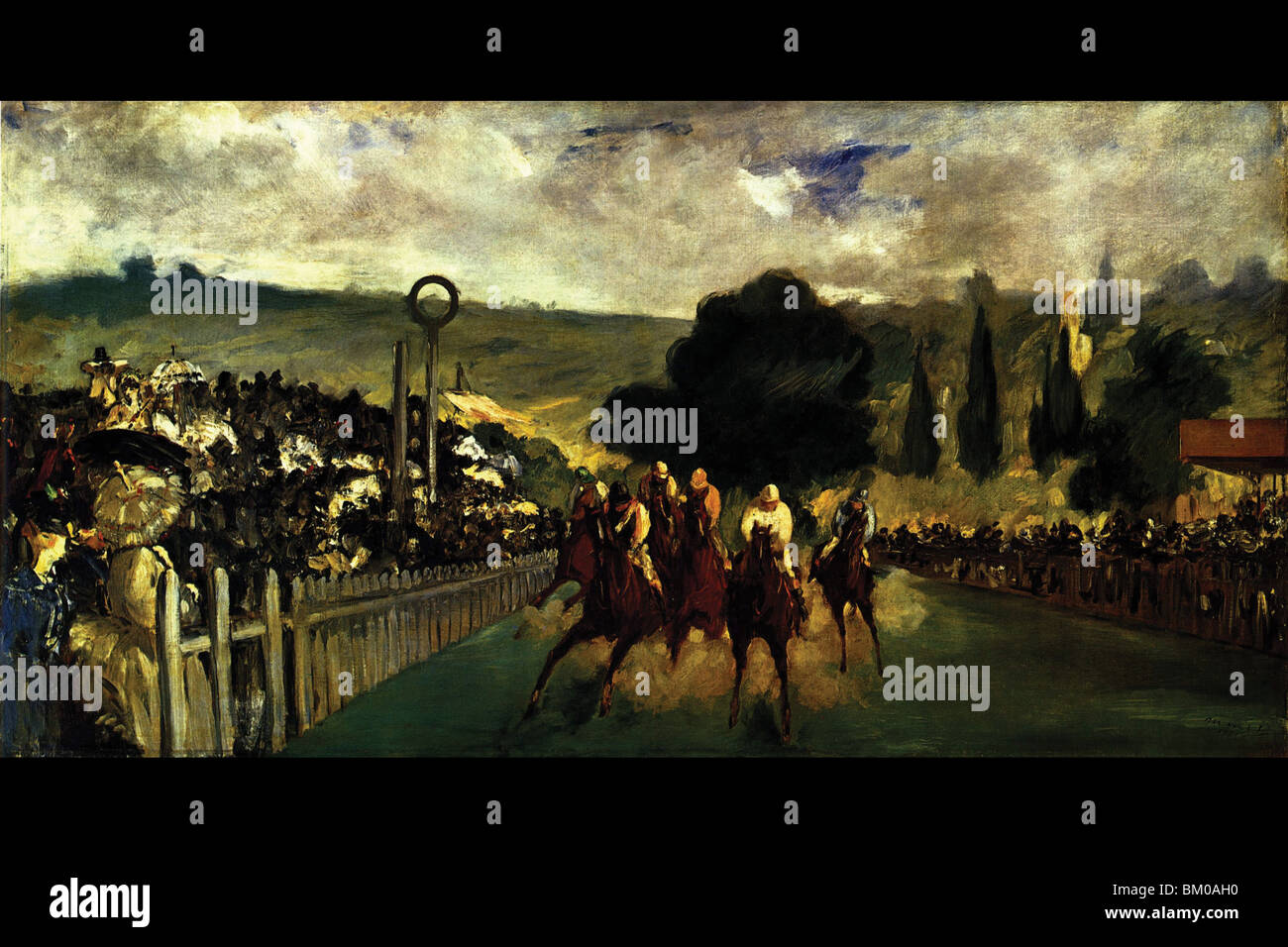 The races at longchamp, édouard manet hi-res stock photography and ...
