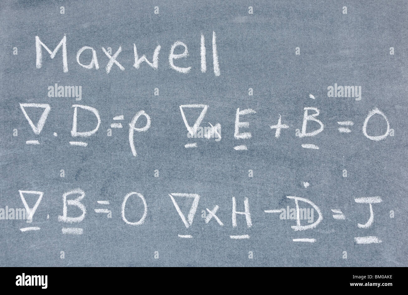 The maxwell faraday equation hi-res stock photography and images - Alamy