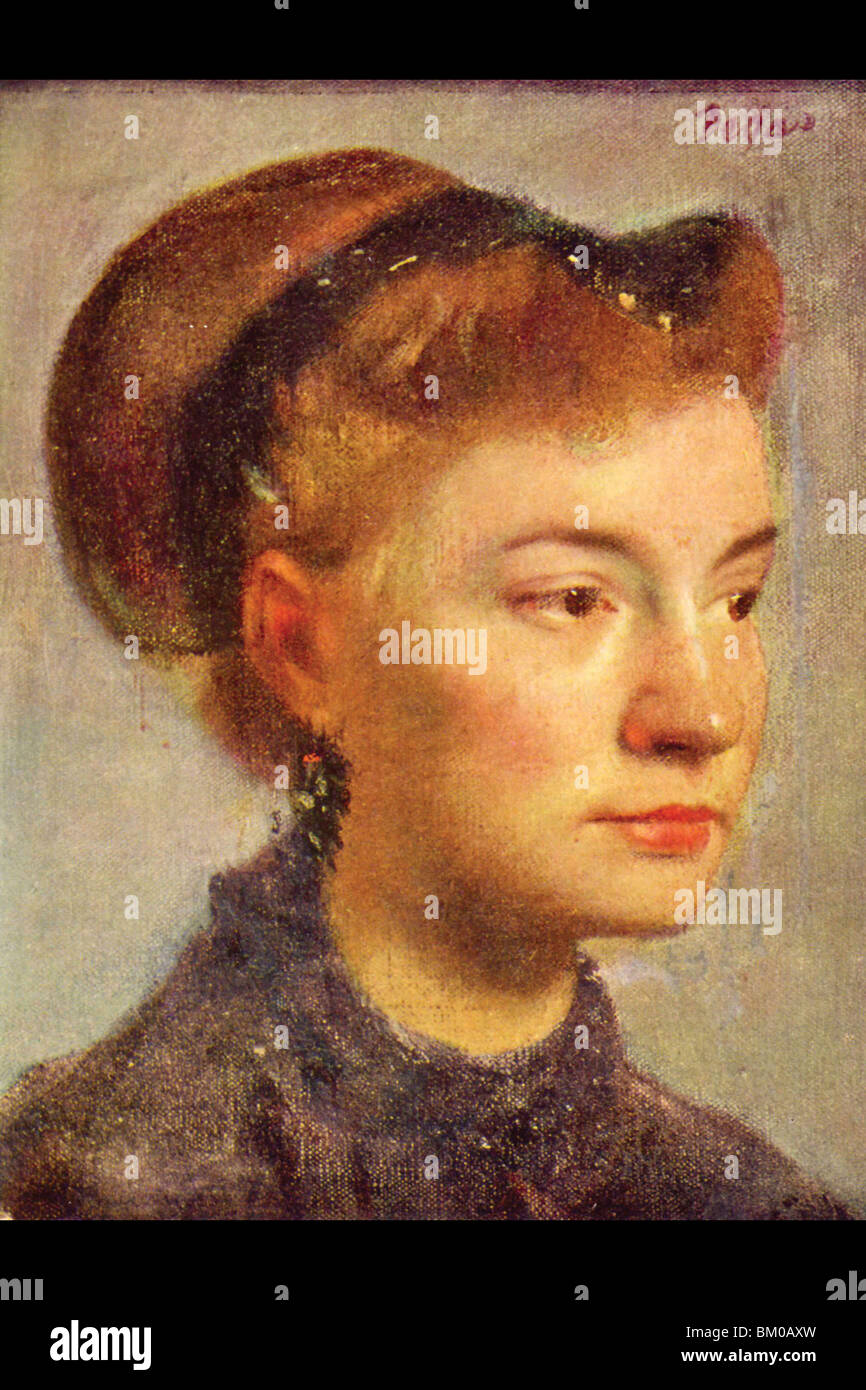 Portrait of a young Lady Stock Photo - Alamy