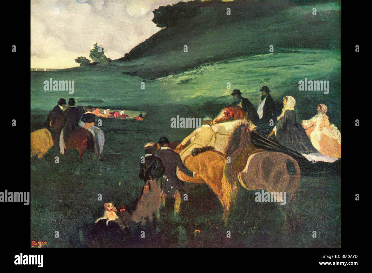 Riders in the landscape Stock Photo - Alamy