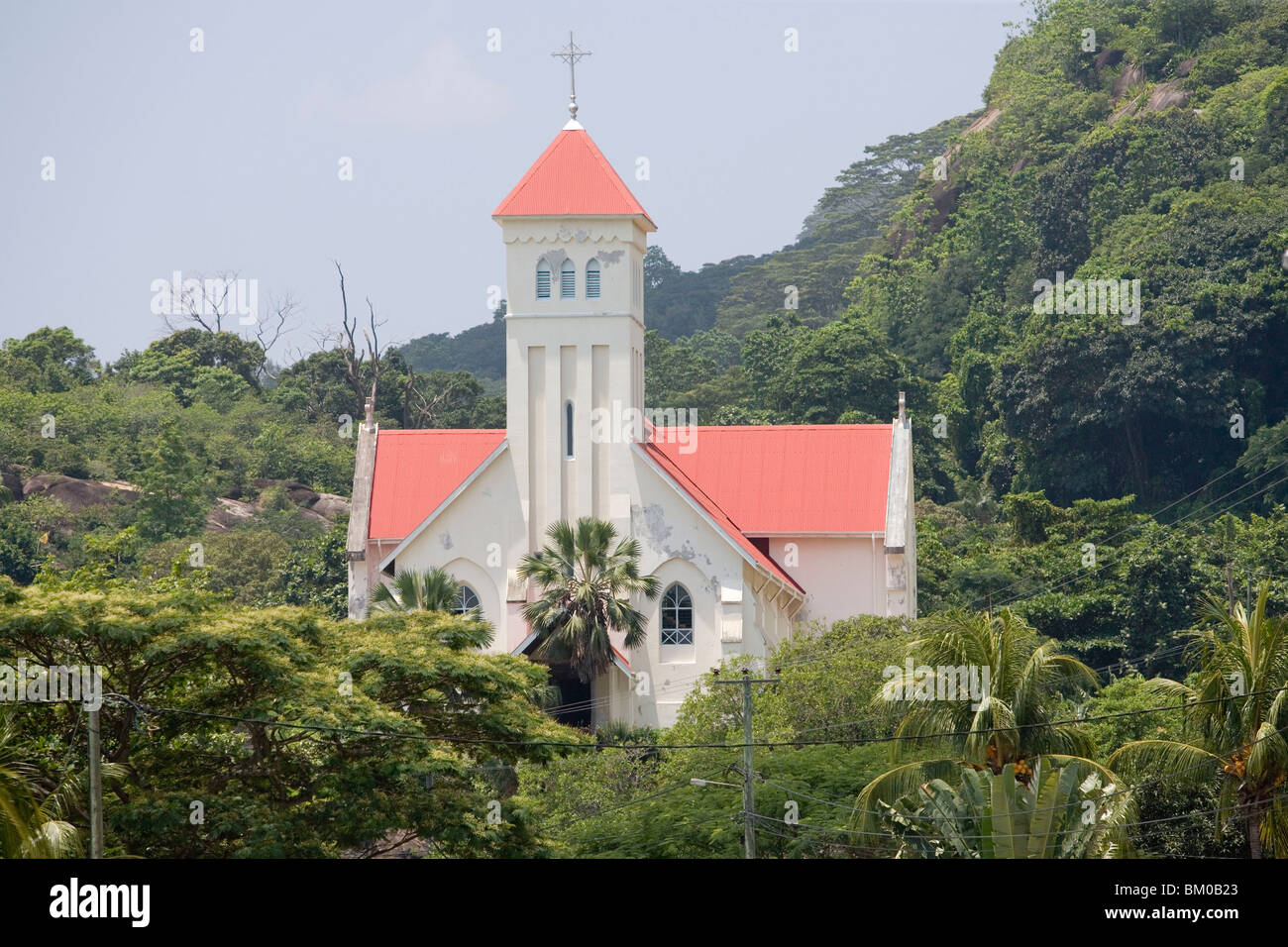 Cascade Church, Cascade, Mahe Island, Seychelles Stock Photo - Alamy