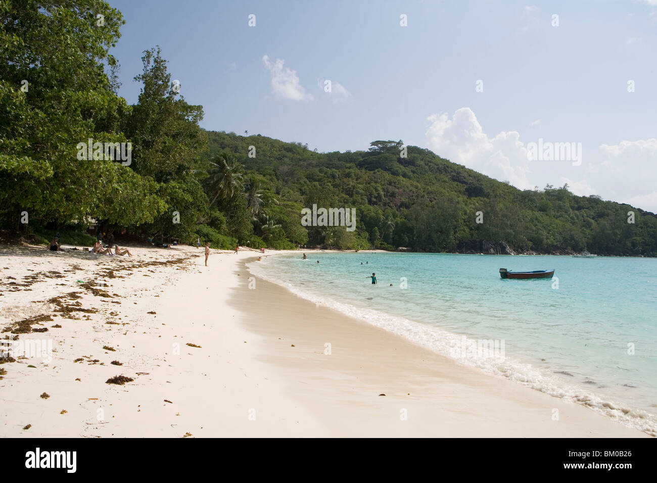Port Launay Beach, Mahe Island, Seychelles Stock Photo - Alamy