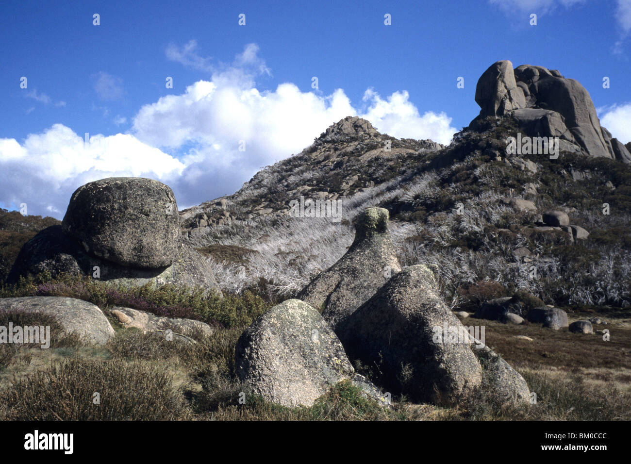 The Cathedral Rock Formation, Mount Buffalo National Park, Victoria ...