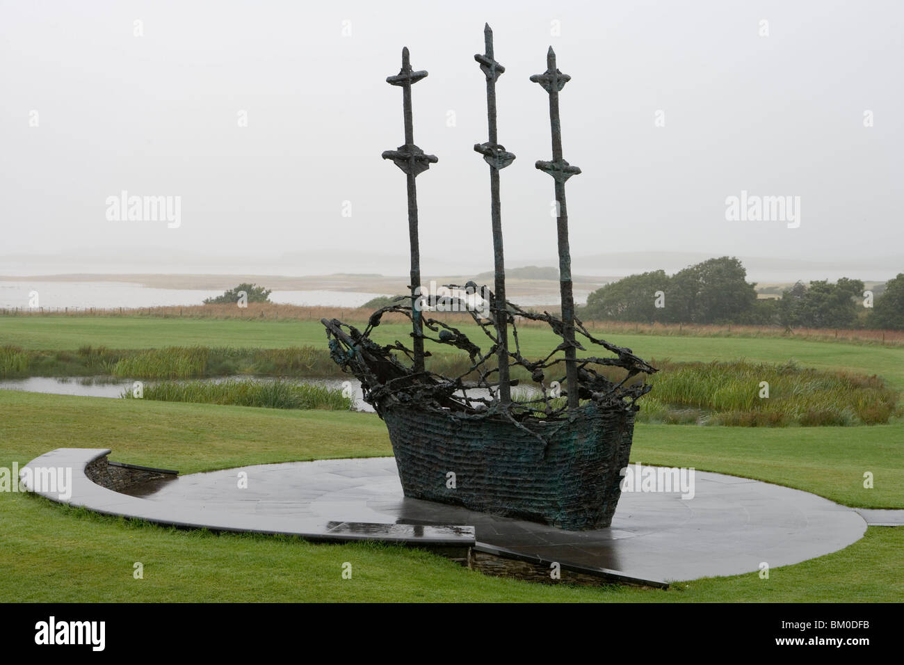 National Famine Memorial, Murrisk, County Mayo, Ireland Stock Photo - Alamy
