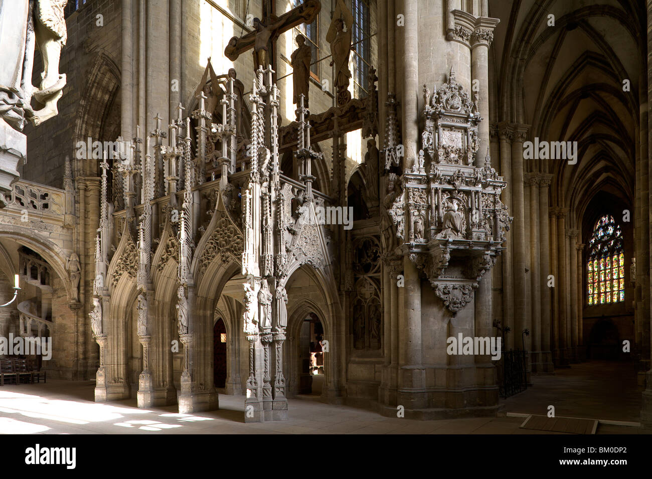 Gothic Cathedral St Stephanus and St. Sixtus, Halberstadt, Harz, Saxony ...
