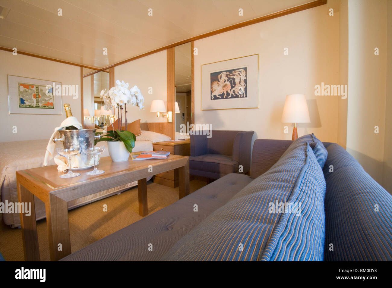MS Bremen Category 7 Balcony Suite, Aboard MS Bremen Cruise Ship, Hapag ...