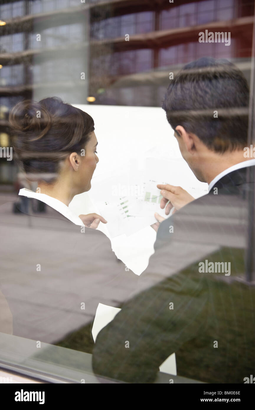 Two people rear view business hi-res stock photography and images - Alamy