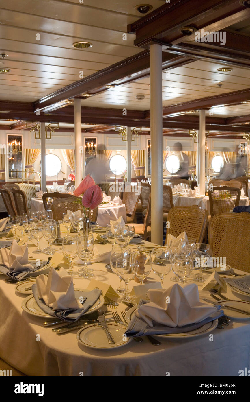 Elegant Captains Dinner Table, Aboard Star Clippers Star Flyer Sailing ...