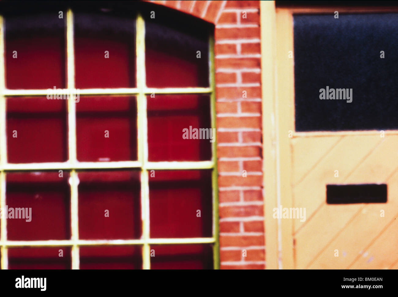 Closed door of a house Stock Photo - Alamy