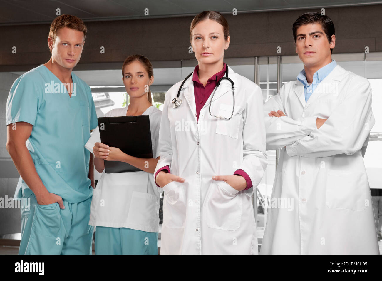 Doctors standing together Stock Photo - Alamy