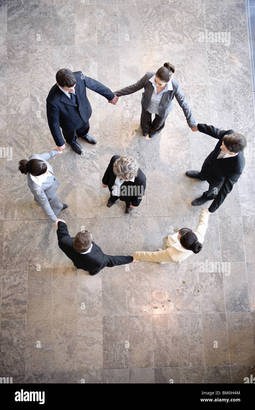 Standing crowd support leadership authority hi-res stock photography ...