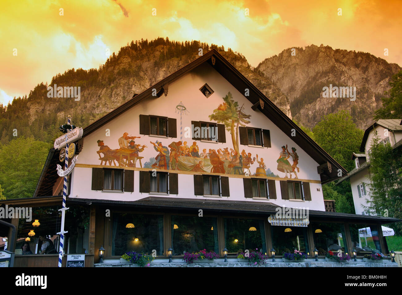 German sunset painting hi-res stock photography and images - Alamy