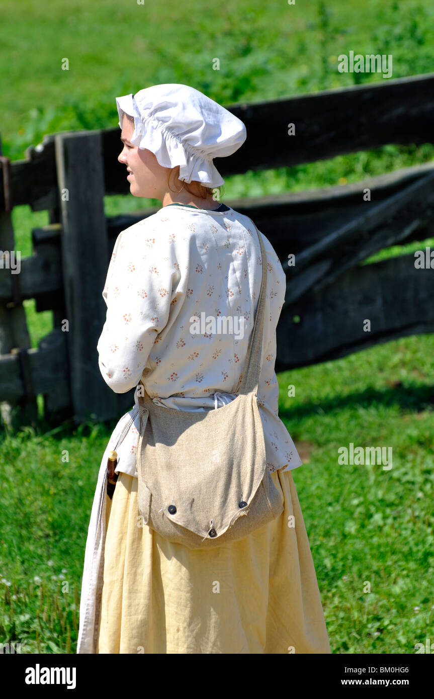 American Revolutionary War era (1770's) re-enactment, Sturbridge ...