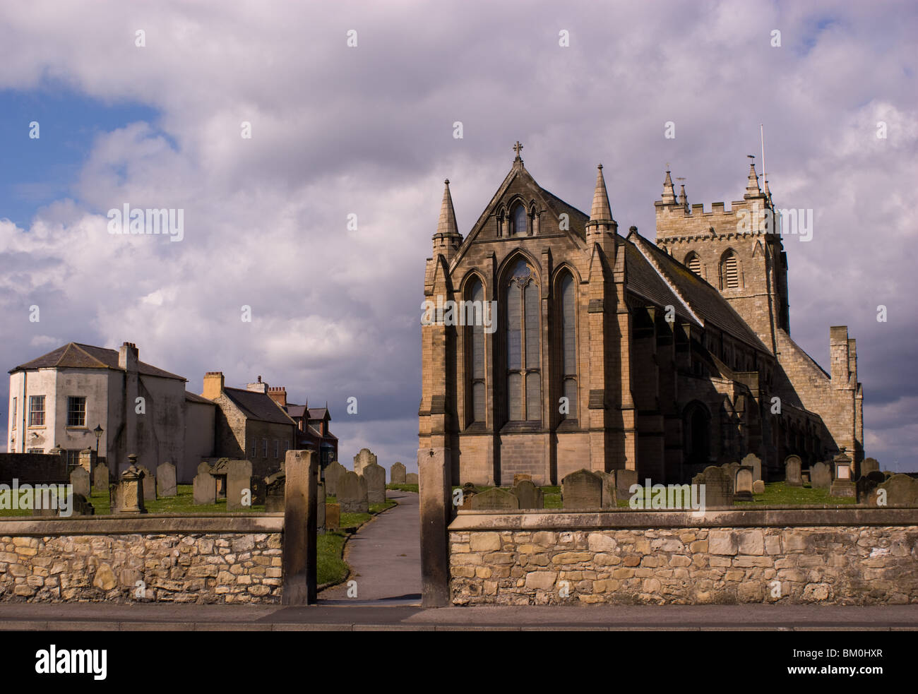 St Hilda Medieval Old Church and Graveyard Headland Hartlepool England ...