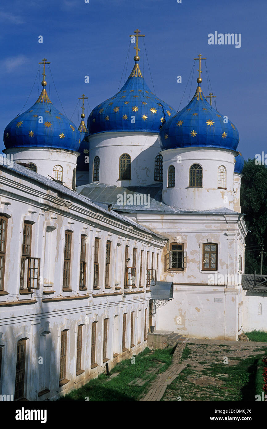 Russia, Novgorod, St. George's Monastery Stock Photo - Alamy