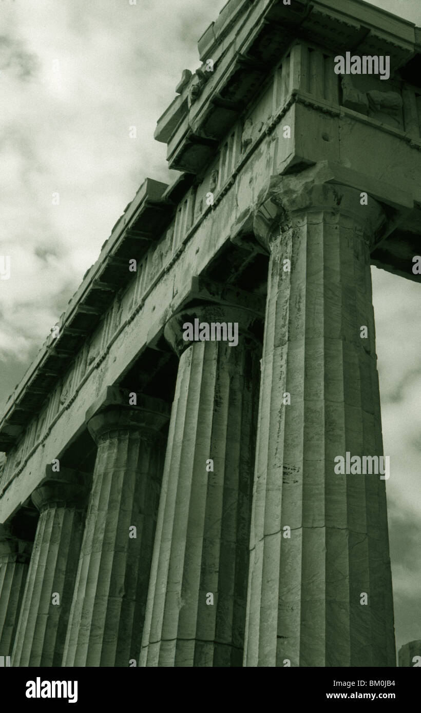 Greece, Athens, Acropolis, Parthenon, colonnade Stock Photo - Alamy