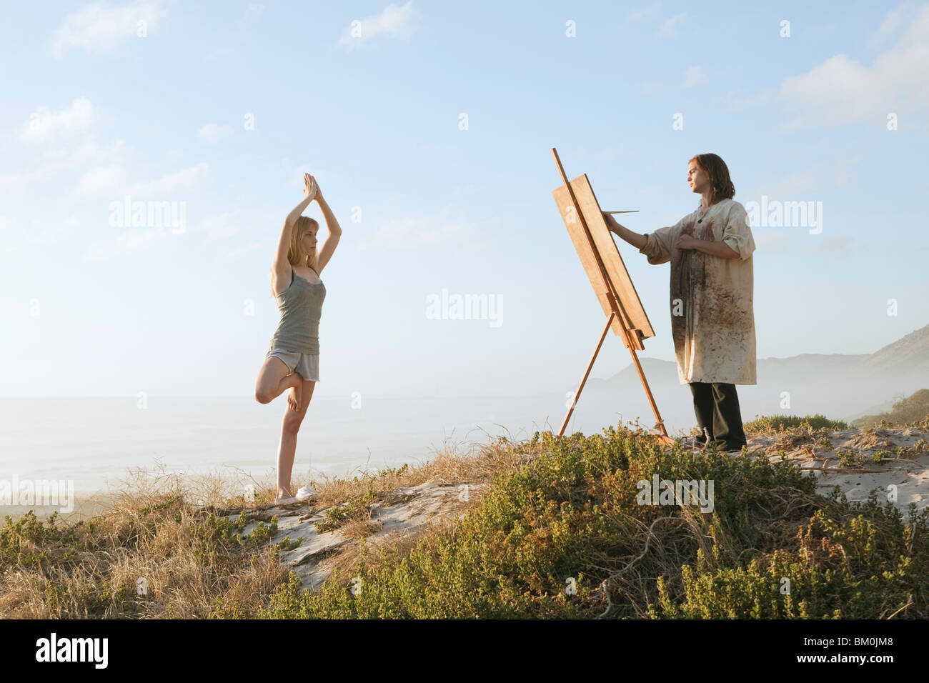 Girl In Landscape High Resolution Stock Photography and Images - Alamy