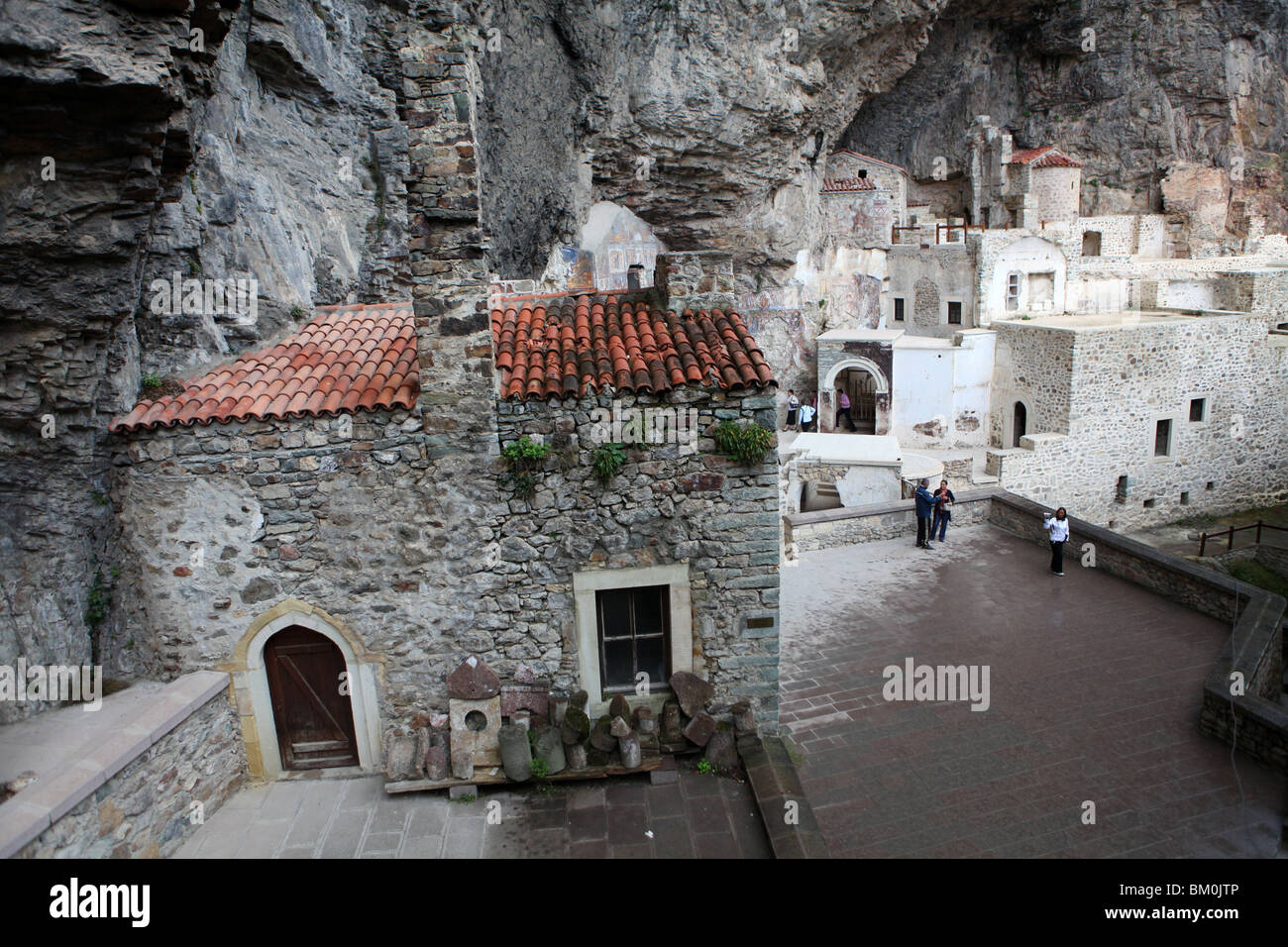 Views of the Sumela Monastery or Meryem Ana (Virgin Mary) in the Zigana ...