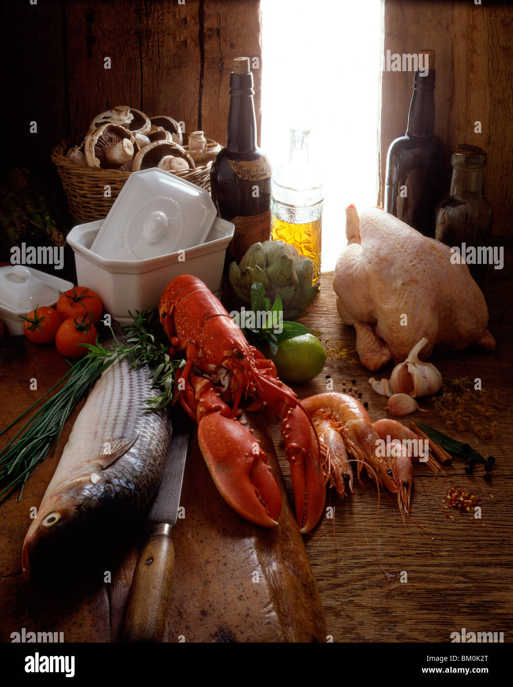 fish and poultry Stock Photo - Alamy