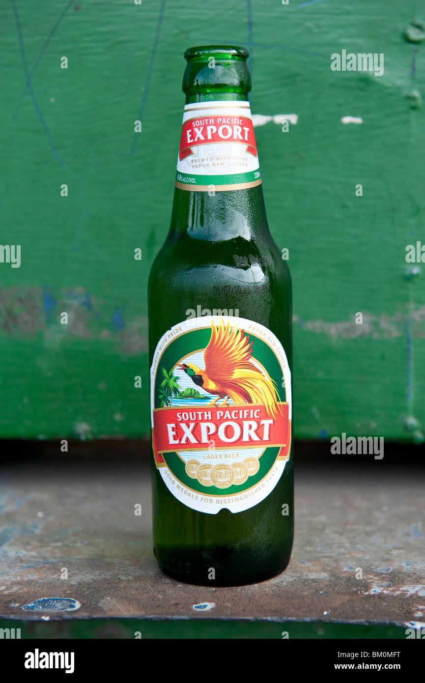 A Cold and Refreshing Bottle of South Pacific Export Beer in Rabaul ...