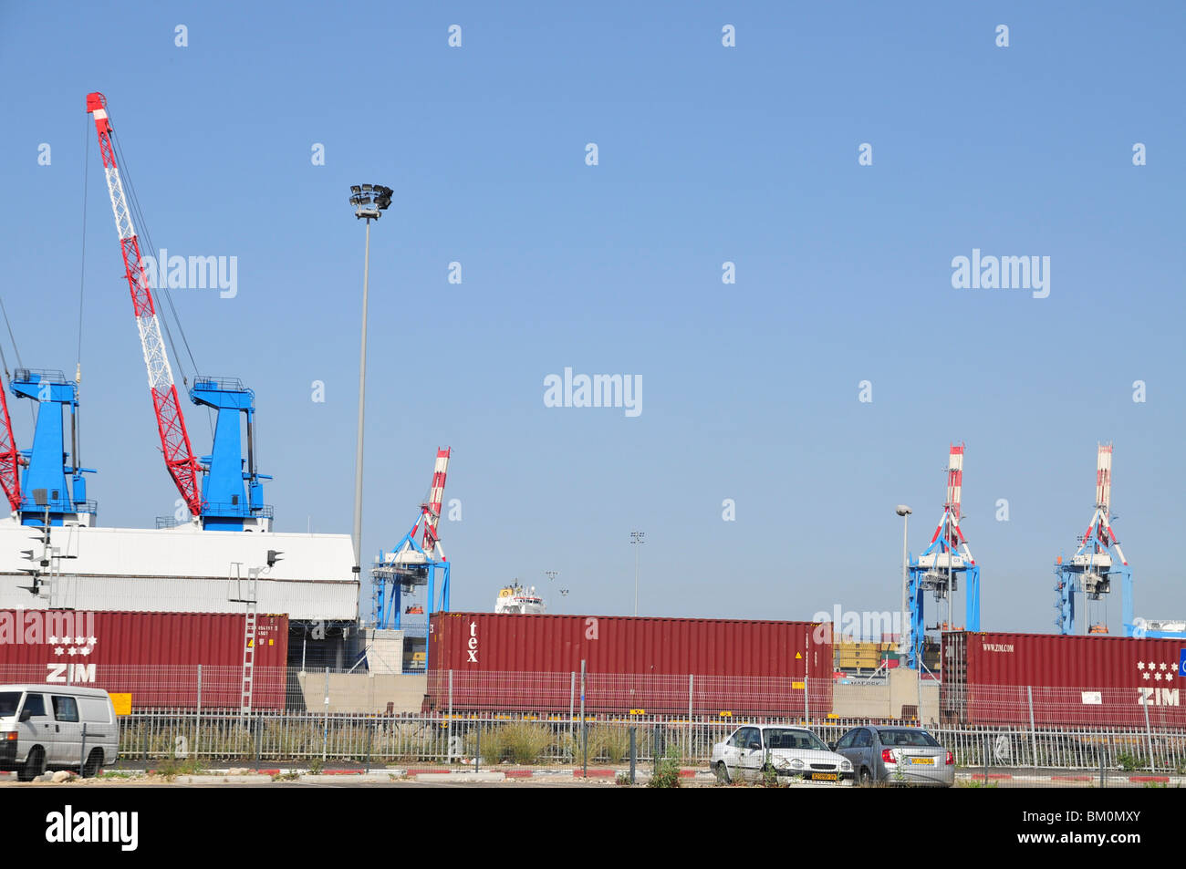 Israel, Haifa, Haifa port Stock Photo - Alamy