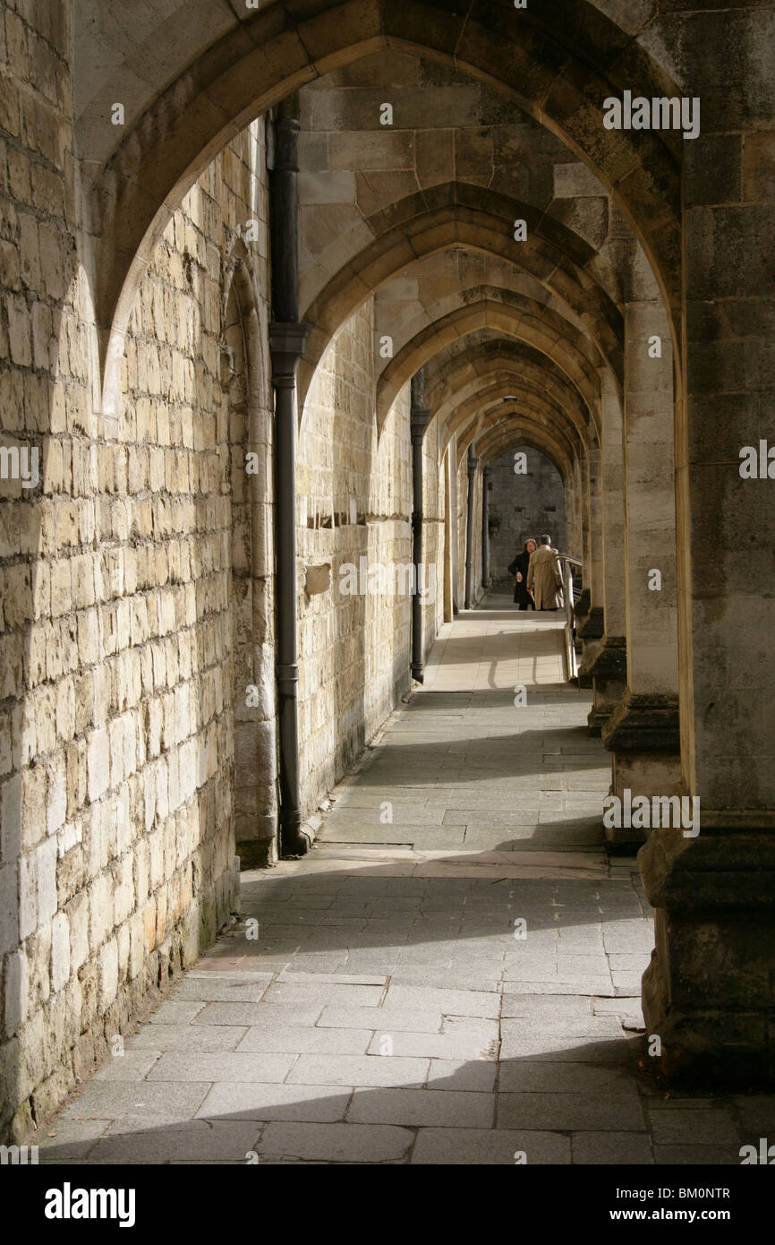 Norman Arches, Winchester Cathedral, Hampshire, UK. The Longest ...