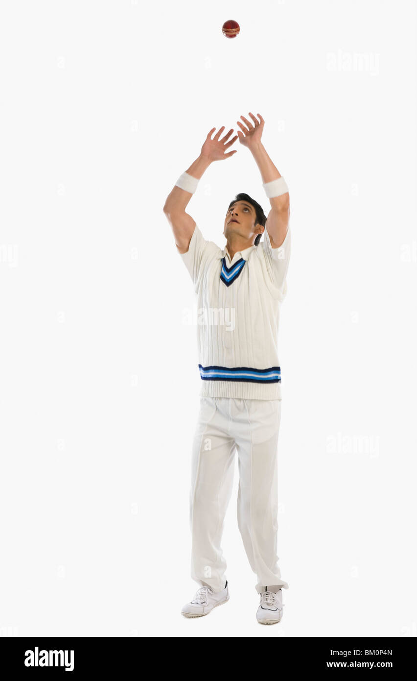 Cricket player full uniform hi-res stock photography and images - Alamy