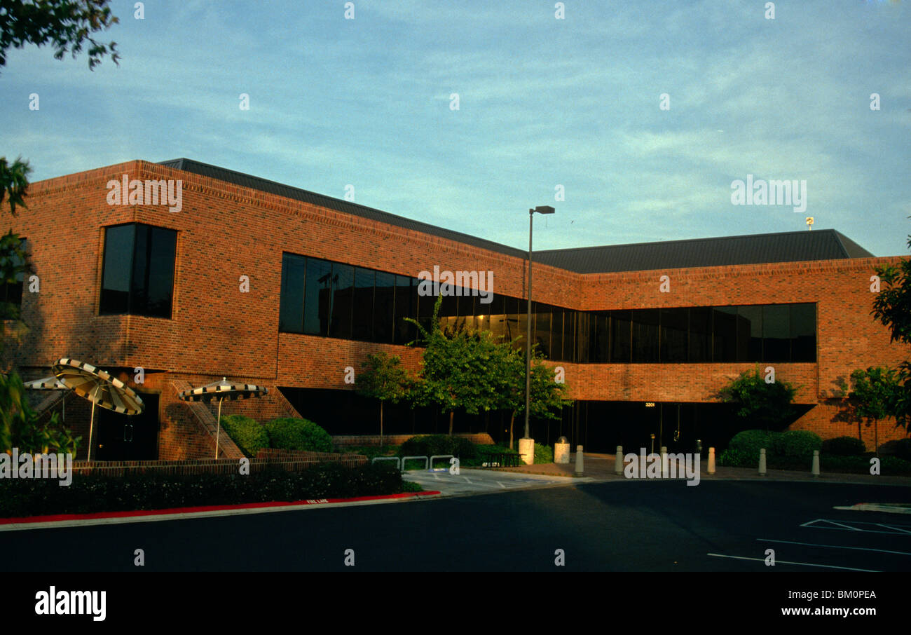 Facade of an office building, Santa Clara, California, USA Stock Photo ...