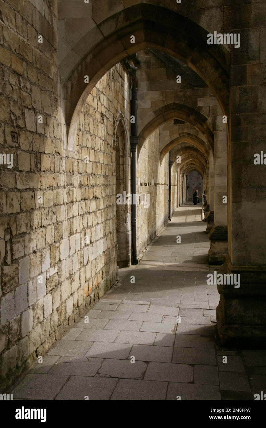 Norman Arches, Winchester Cathedral, Hampshire, UK. The Longest ...