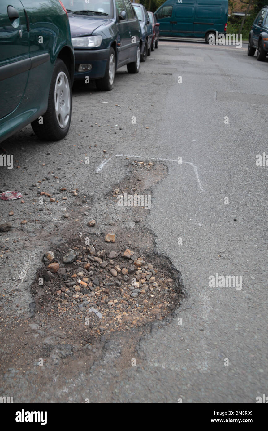 Pothole holes hi-res stock photography and images - Alamy