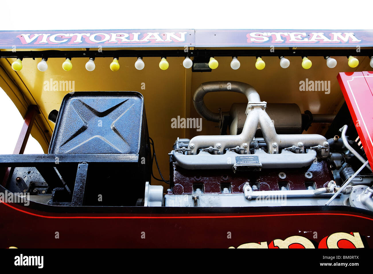 A large Scammell vehicle that is fitted with a generator for a ...