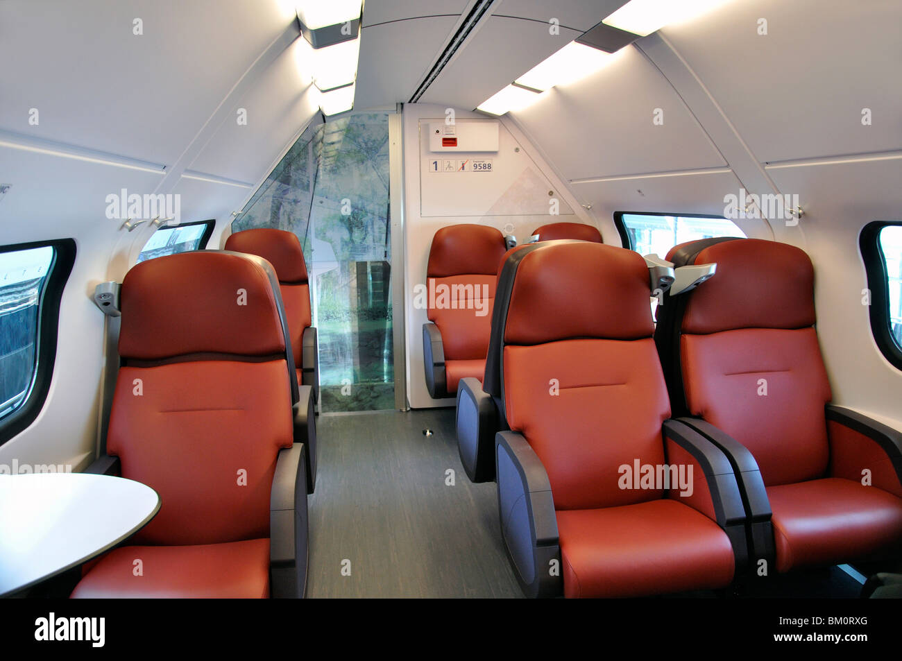 Dutch train, 1st class Stock Photo - Alamy
