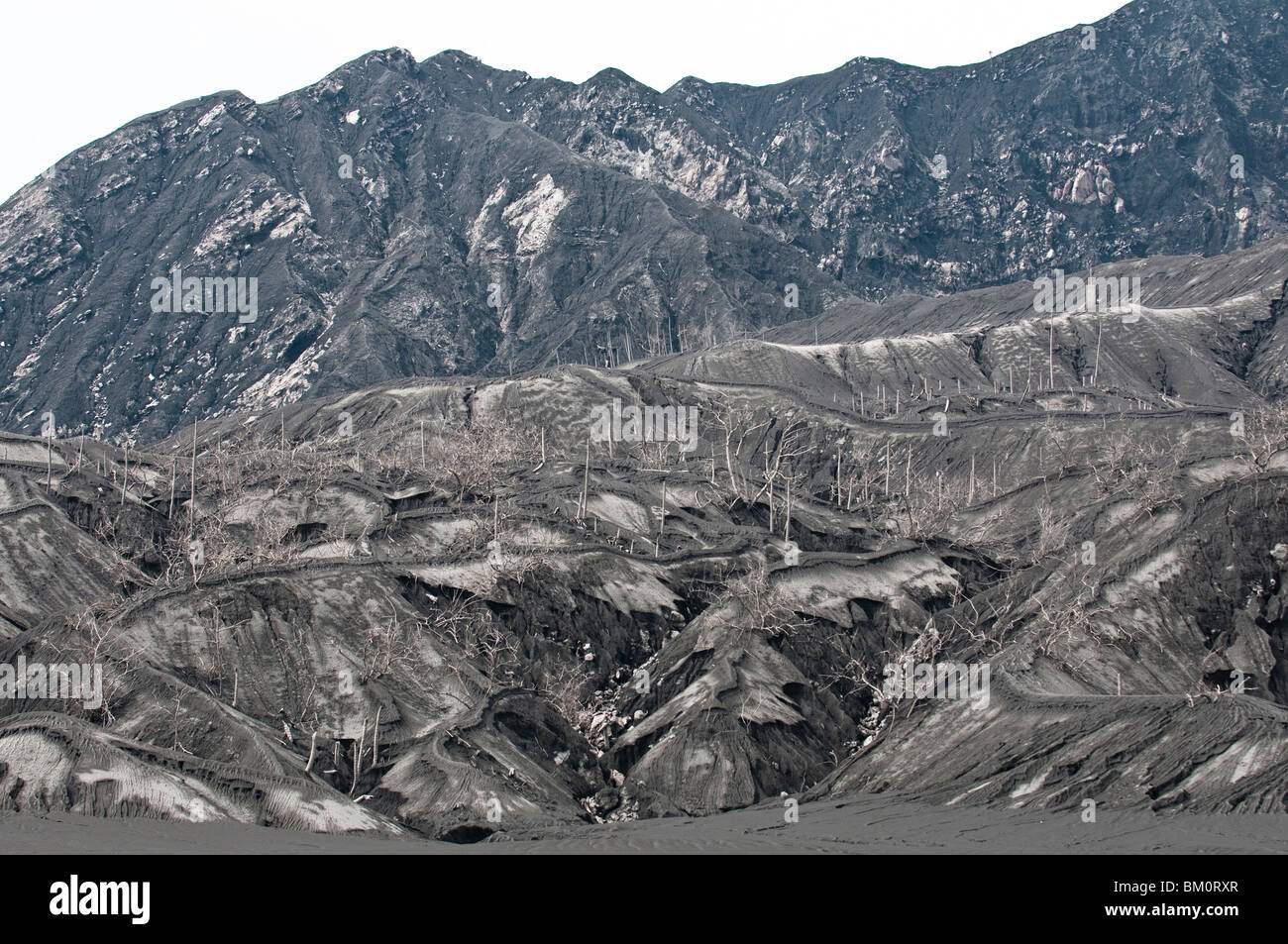Thick Layers of Volcanic Ash and Debris Cover the Area by the Old ...