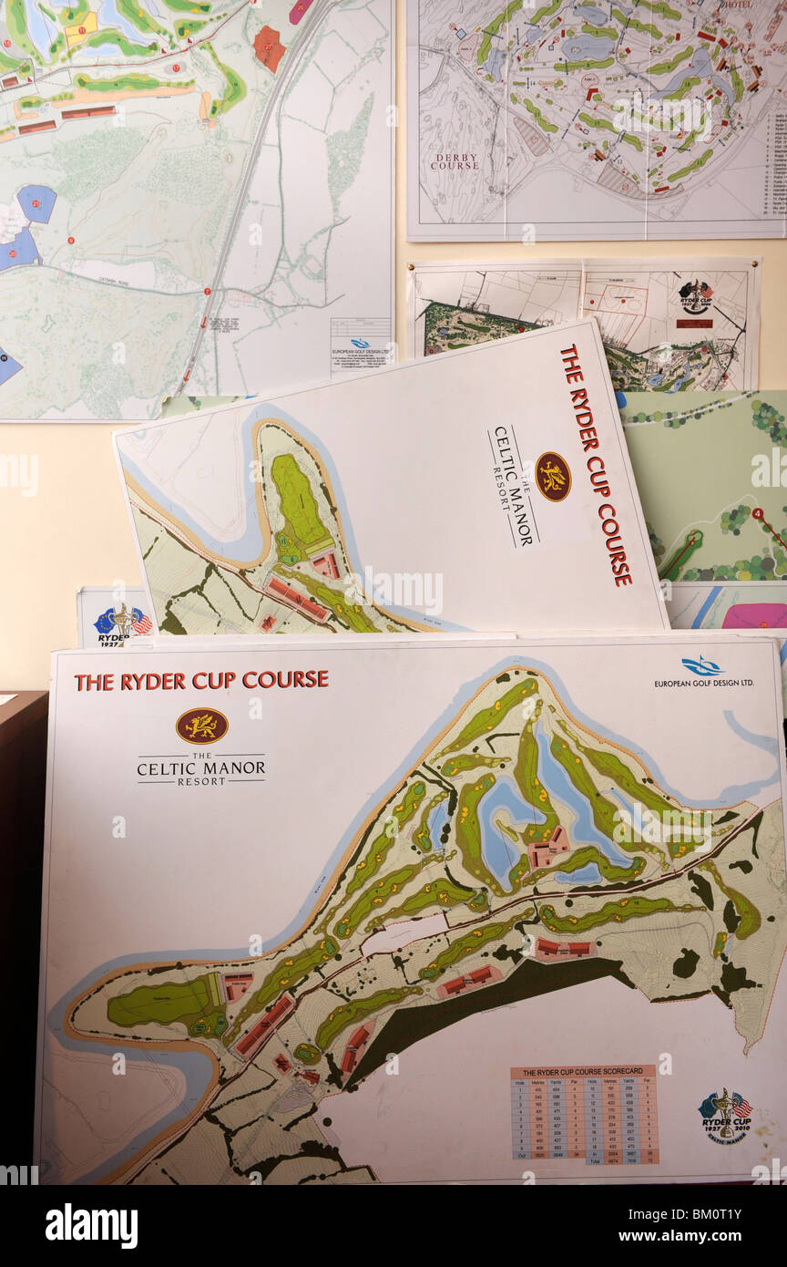 Plans for the 2010 Ryder Cup at The Celtic Manor Resort Wales Open 2008 ...