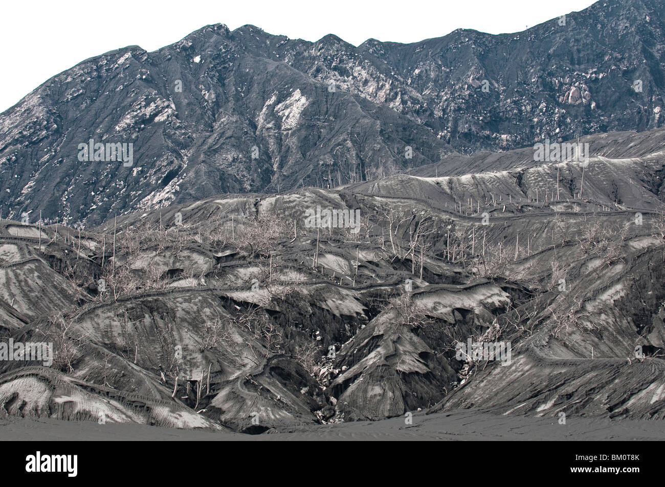 Thick Layers of Volcanic Ash and Debris Cover the Area by the Old ...