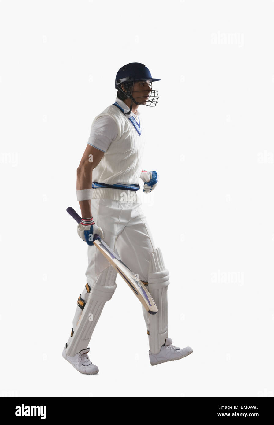 Indian man walking side view Cut Out Stock Images & Pictures - Alamy