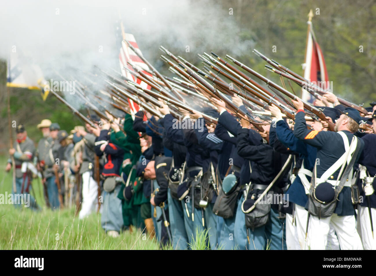 Civil war soldiers marching hi-res stock photography and images - Alamy
