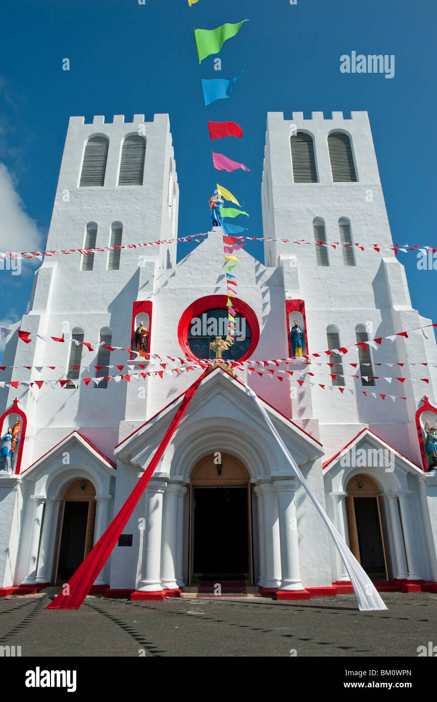 The Immaculate Conception of Mary Cathedral in Apia, Samoa Stock Photo ...