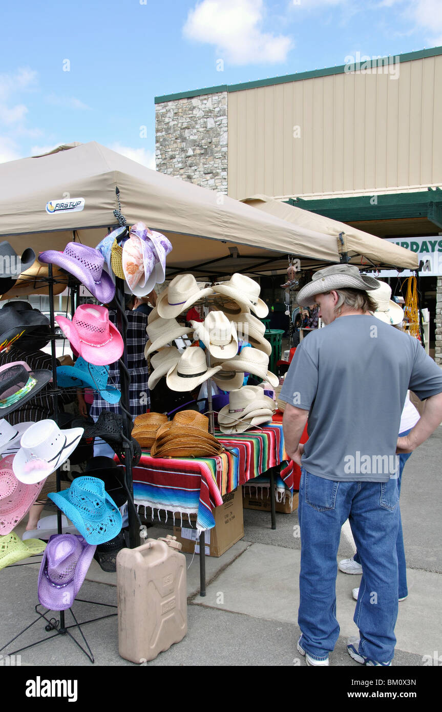 Cowboy hats, Texas, USA Stock Photo - Alamy