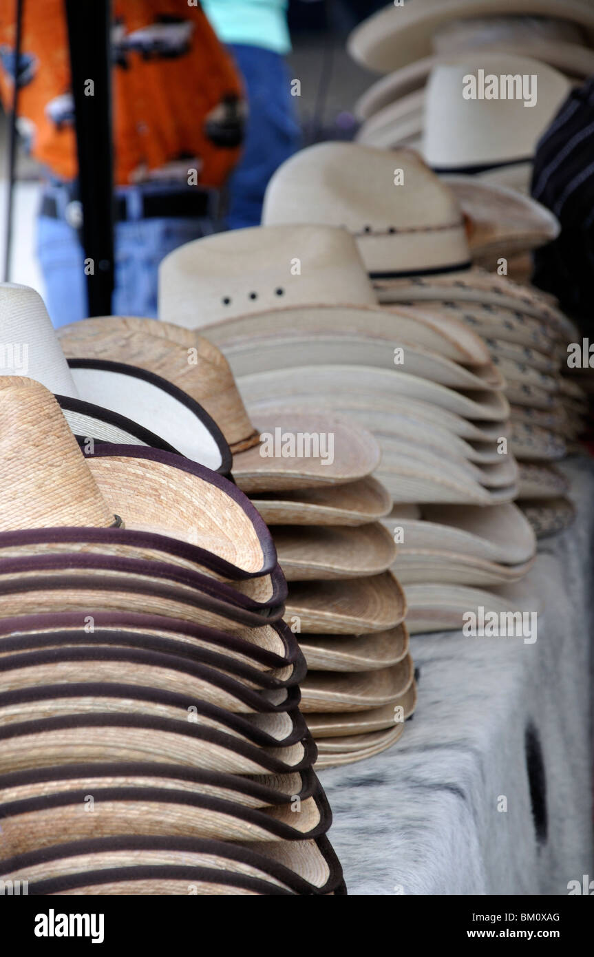 Cowboy hats, Texas, USA Stock Photo - Alamy