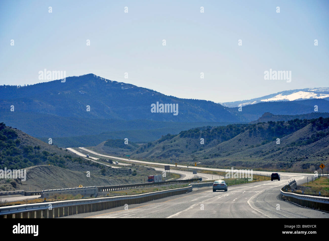Highway, Utah, USA Stock Photo - Alamy
