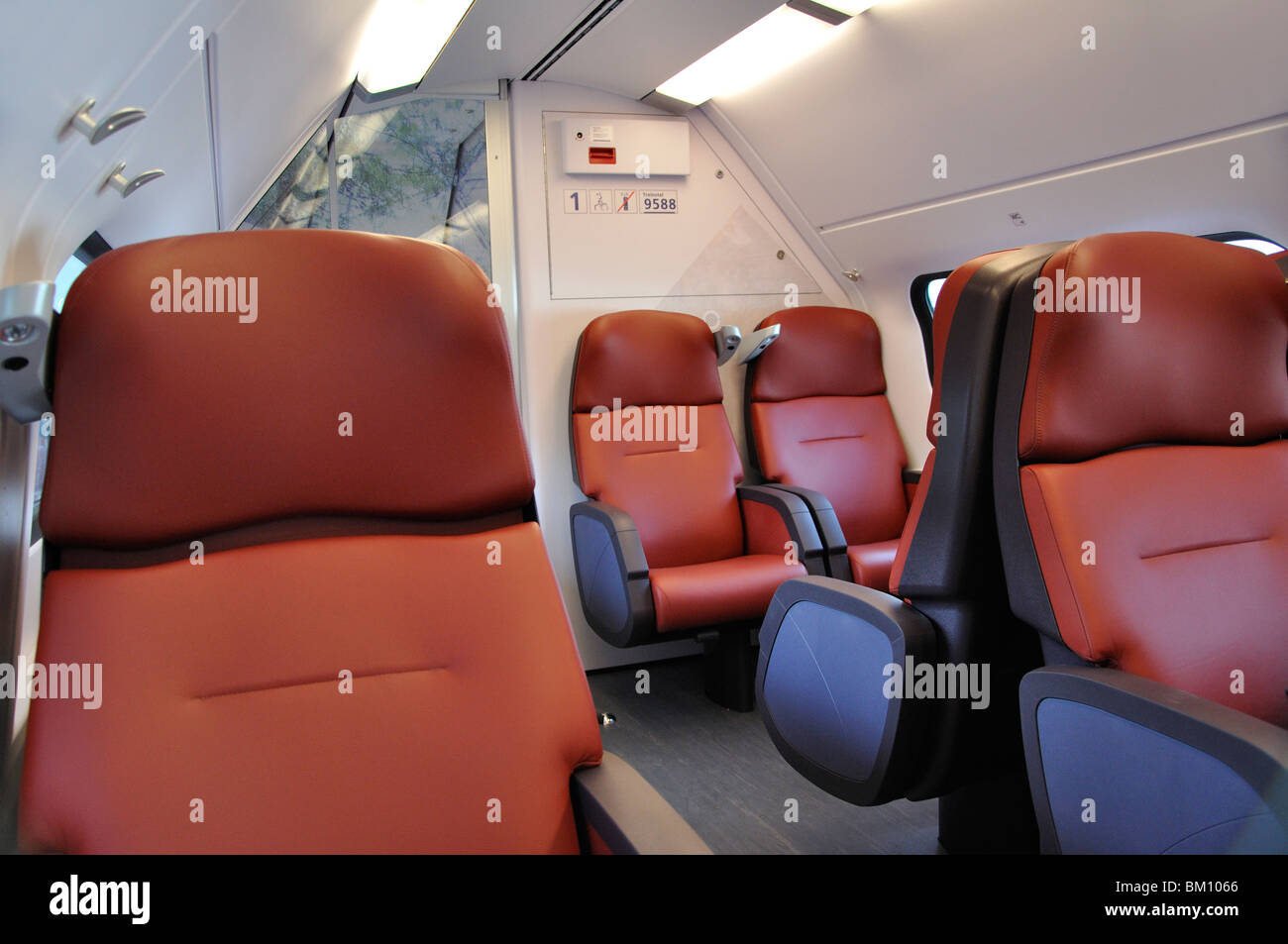 Dutch train, 1st class Stock Photo - Alamy