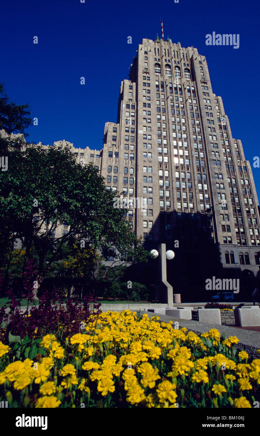 Building architecture detroit michigan historic hi-res stock ...